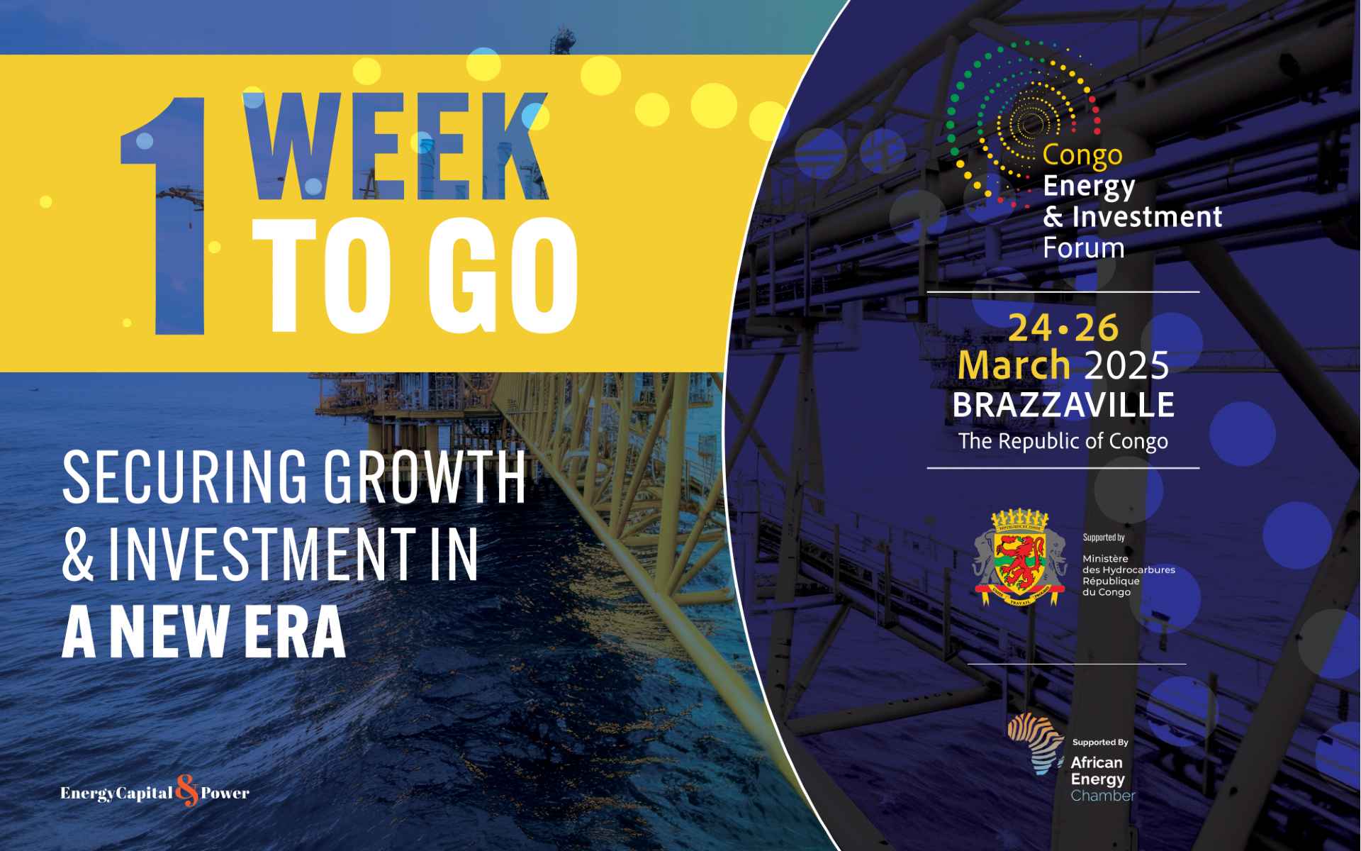 One Week to Go to the Inaugural Congo Energy & Investment Forum